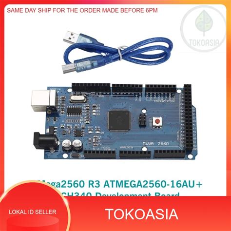 jual local stock mega2560 r3 atmega2560 16au ch340 development board