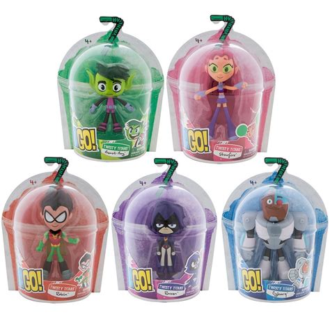 Teen Titans Go Twisty Titans Mini Figure Case Of 4
