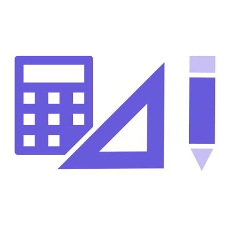 Premium Vector Mathematics Tools Vector Illustration