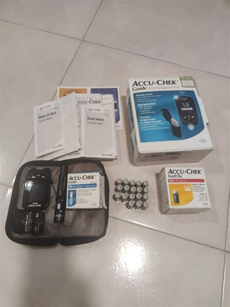 Accu Chek Guide Meter Mmol 50s Strip Glucose Bluetooth Health