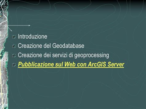 Applicazione Web Gis Per La Distribuzione Di Dati Territoriali Ppt