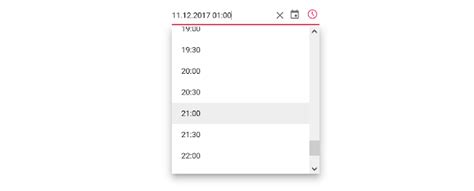 Ejs Datetimepicker And Ejs Timepickers Times Dropdown List