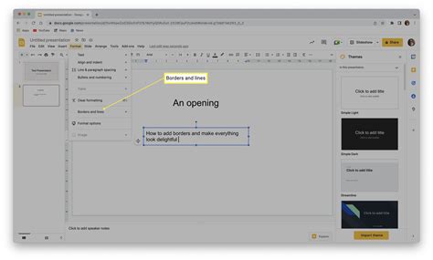 How To Add A Border In Google Slides