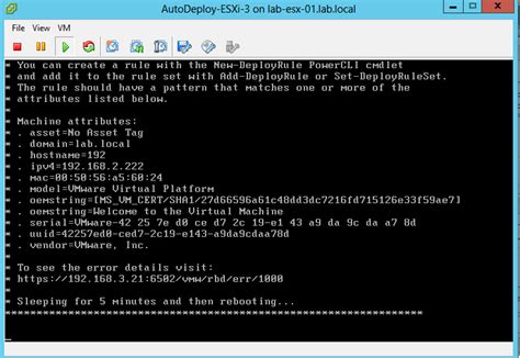Configuring Vsphere Auto Deploy