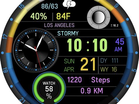 A Smart Vector Watch Face Design Upwork