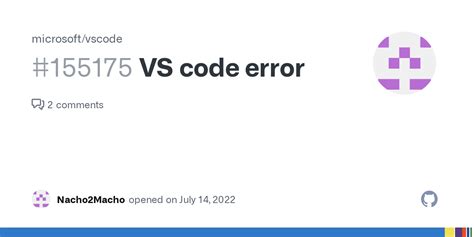 Vs Code Error · Issue 155175 · Microsoftvscode · Github