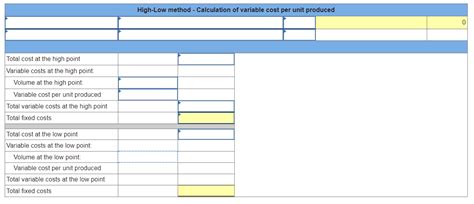 solved qs 18 4 algo measuring costs using high low method