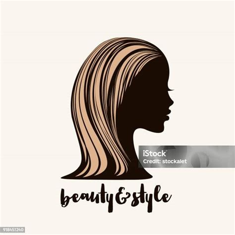 염색 긴 머리를 가진 아름 다운 아프리카계 미국인 여자 헤어 살롱 벡터 일러스트입니다 긴 머리에 대한 스톡 벡터 아트 및 기타 이미지 긴 머리 갈색 로고 Istock
