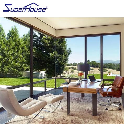 Australia Villa House Corner Window Customized Size Design Color Laminated Glass Silicon Butt