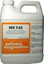 TAE Buffer X National Diagnostics