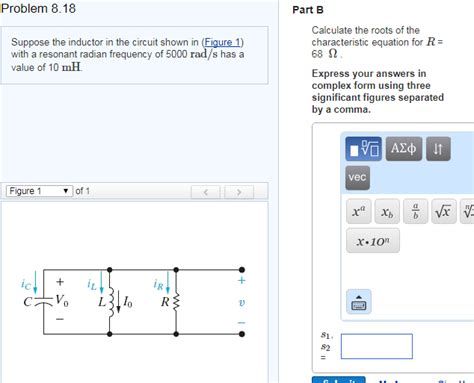 Solved Problem 8 18 Part B Suppose The Inductor In The