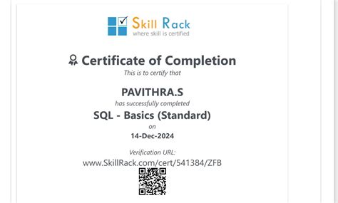 Pavithra Saravanan On Linkedin 🚀 Achievement Unlocked Skillrack Mysql