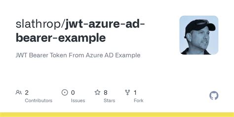 Github Slathrop Jwt Azure Ad Bearer Example Jwt Bearer Token From Azure Ad Example