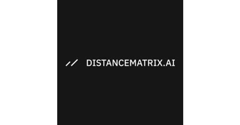 Distance Matrix Api Pricing 2025