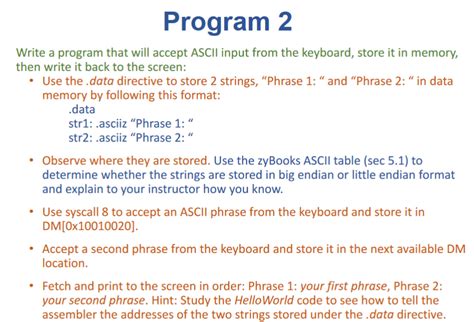 Solved Program 2 Write A Program That Will Accept Ascii