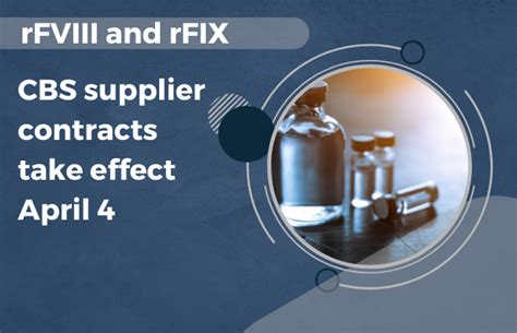 Cbs Supplier Contracts For Rfviii And Rfix Take Effect April 4