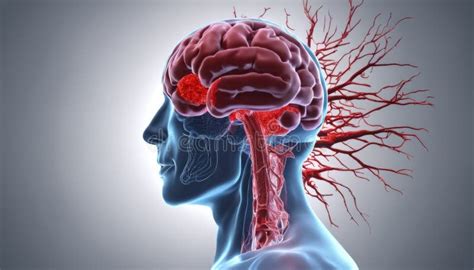 Exploring The Intricate Network Of The Human Brain Stock Illustration