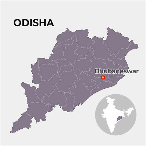 Odisha Map India Map Vectors And Illustrations For Free Download