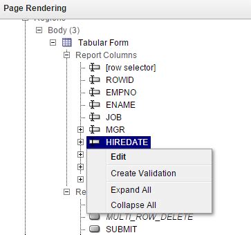 Oracle Apex Dynamic Action In Tabular Form With Vaildation Stack Overflow