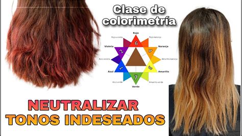 Como Neutralizar Tonos Rojos Y Cobrizos Con El Círculo Cromático Youtube