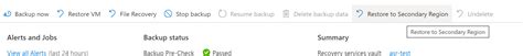Azure Backup Cross Region Restore For Azure Virtual Machine Skyline Technologies