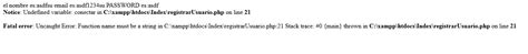Php Error Con Conectar Un Archivo A Base De Datos Stack Overflow En