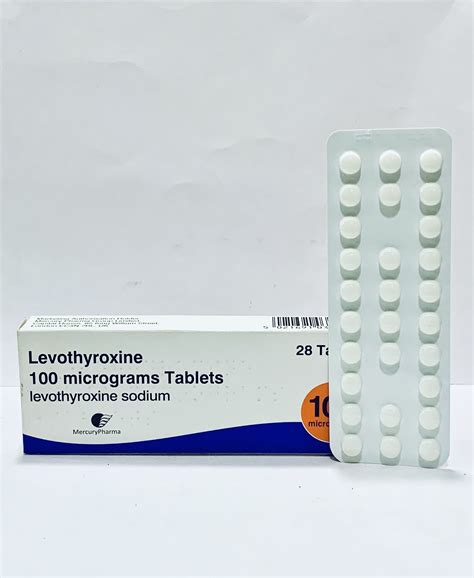 Mercury Pharm Levothyroxine Tablet 100mcg X28 Medecify