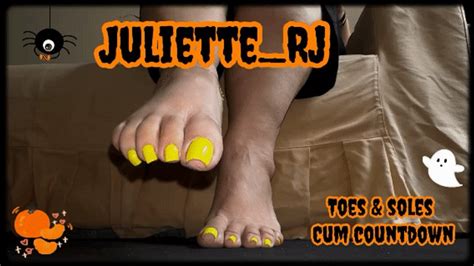 Juliette Rj On A Halloween Toes And Soles Joi Including Cum Countdown For Mobile Devices Users
