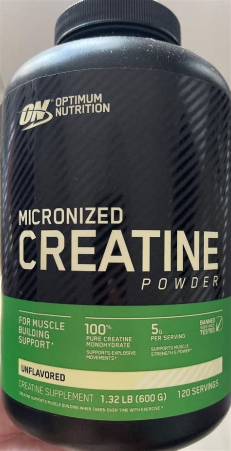 креатин micronised creatine powder Optimum nutrition - калорийность ...