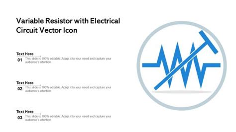 Variable Resistor With Electrical Circuit Vector Icon PowerPoint Templates Slides And Graphics