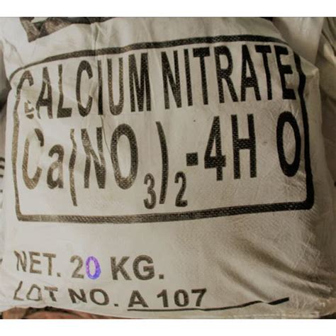 Calcium Nitrate 99 Pure Powder Industrial Application Store At