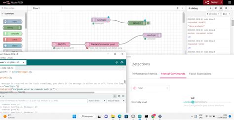 Emotiv Push Node Data Send Them Via Mqtt Protocol To An Esp8266 And Activate An Output General
