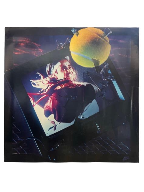 Vintage Nike Andre Agassi Tennis Poster Deadstock Nos 80s Etsy Canada