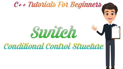 Switch Conditional Control Structure C Tutorial For Beginners
