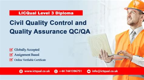 ProQual Level 6 Diploma In Quality Control And Quality Assurance QA QC Engineering