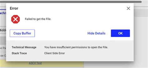 Vault Error You Have Insufficient Permissions To Open The File