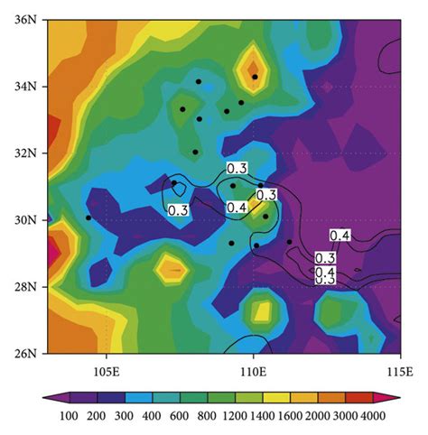 Distribution Of Correlation Coefficients Between Monthly Precipitation