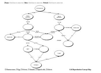 Cell Reproduction Concept Map Gadgets 2018