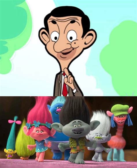 Mr Bean Finds Trolls Cute By B199456 On Deviantart