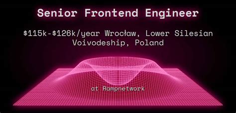 Web3 Senior Frontend Engineer 115k 126k Wrocław Lower Silesian