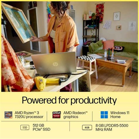 Buy Hp Fc Au Laptop Ryzen Gb Ddr Ram Gb Ssd