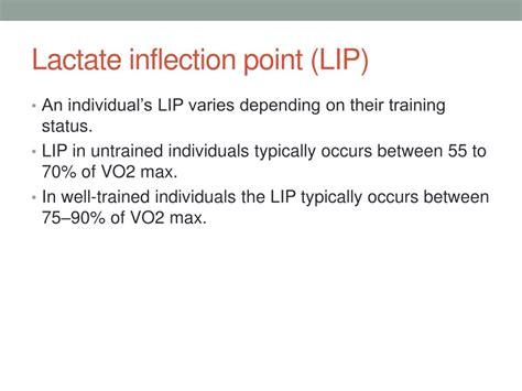 Ppt Lip Lactate Inflection Point Powerpoint Presentation Free