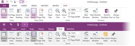 OneNote Rule Lines Command In Quick Access Toolbar Microsoft Community