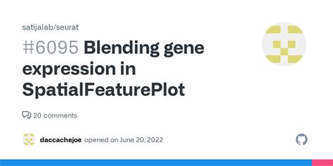 Blending Gene Expression In Spatialfeatureplot · Issue 6095
