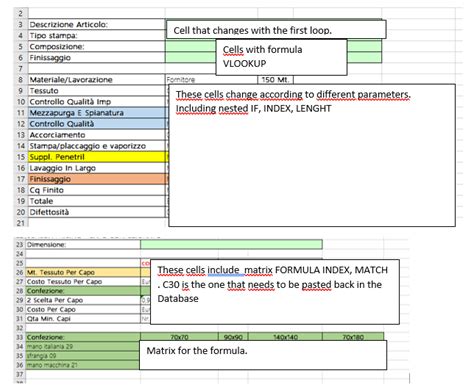Database Looping Through Rows Copy Cell And Then Move Back To The