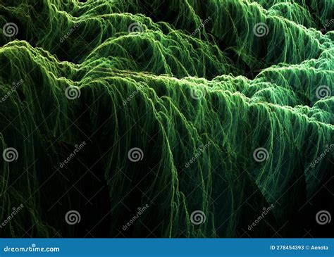 Fractal Alien Moss Branches Background Stock Illustration Illustration Of Extraterrestrial