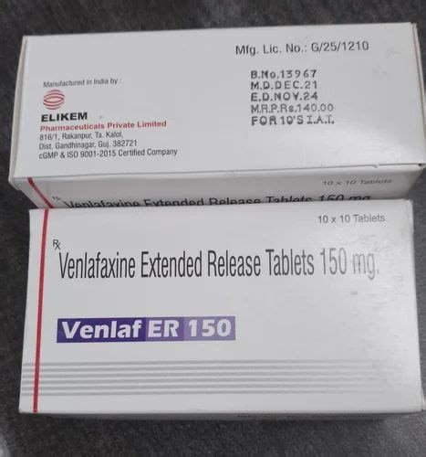 Venlafaxine Extended Release Tablets At ₹ 300box Effexor In Nagpur