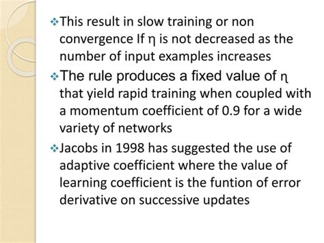 Effect Of Learning Rate Ppt