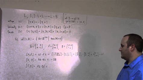 Matrix Lie Groups April 4 Lie Algebra Example 2nd Order Bch Part 1