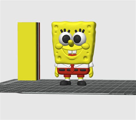 👾 Spongebob Chibi・ Stl File For 3d Printing・cults